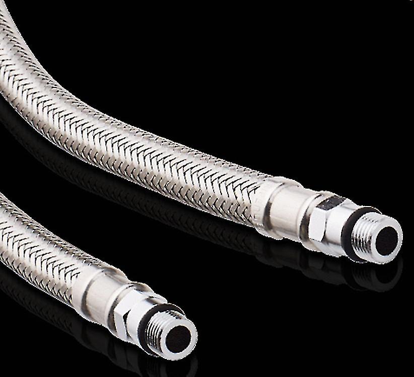 Double Elbow Stainless Steel Washing Machine Hoses With Dual 90 Degree ...