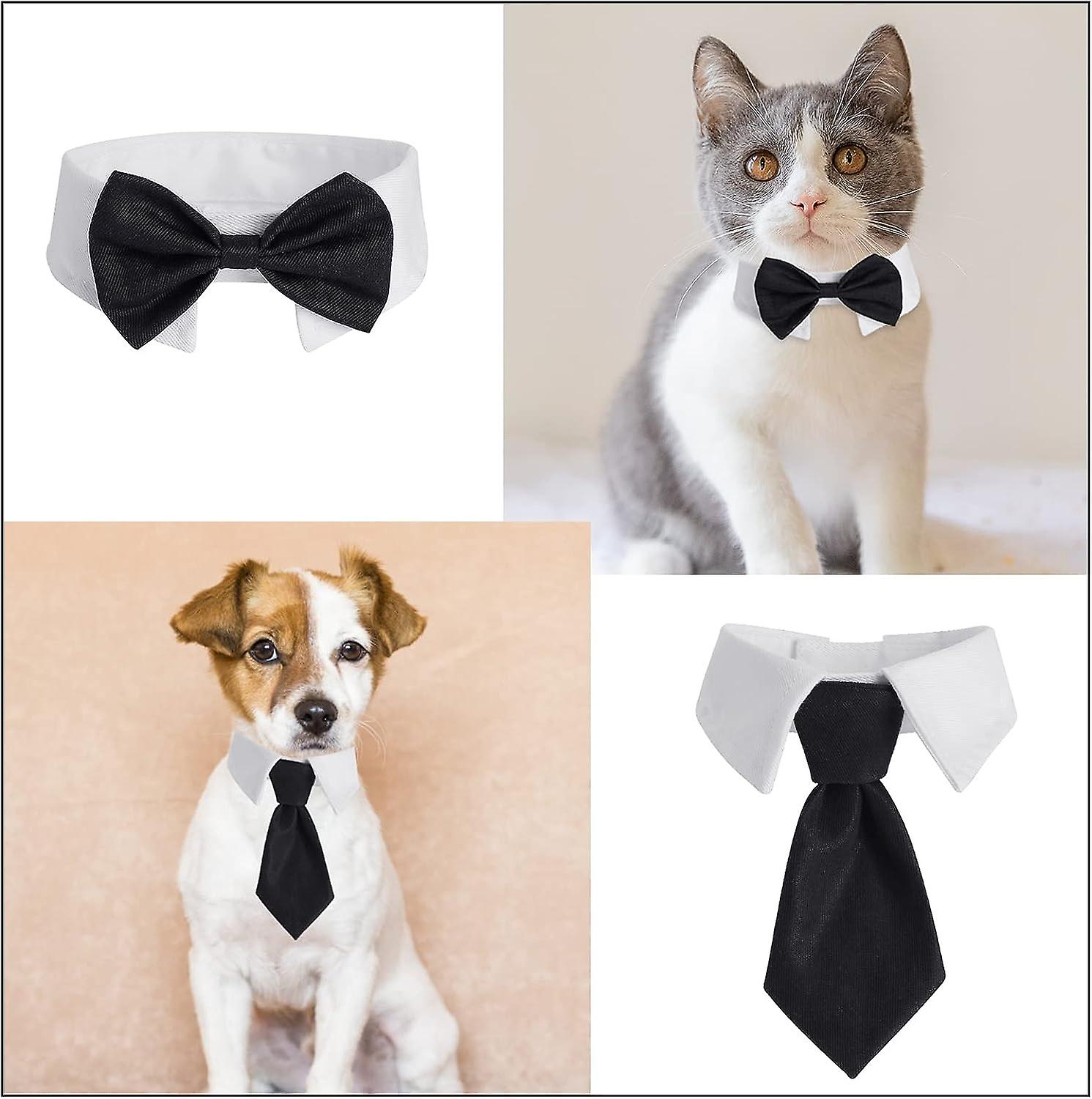 2 Pack Adjustable Bow Ties For Dogs And Cats Bow Ties For Wedding ...