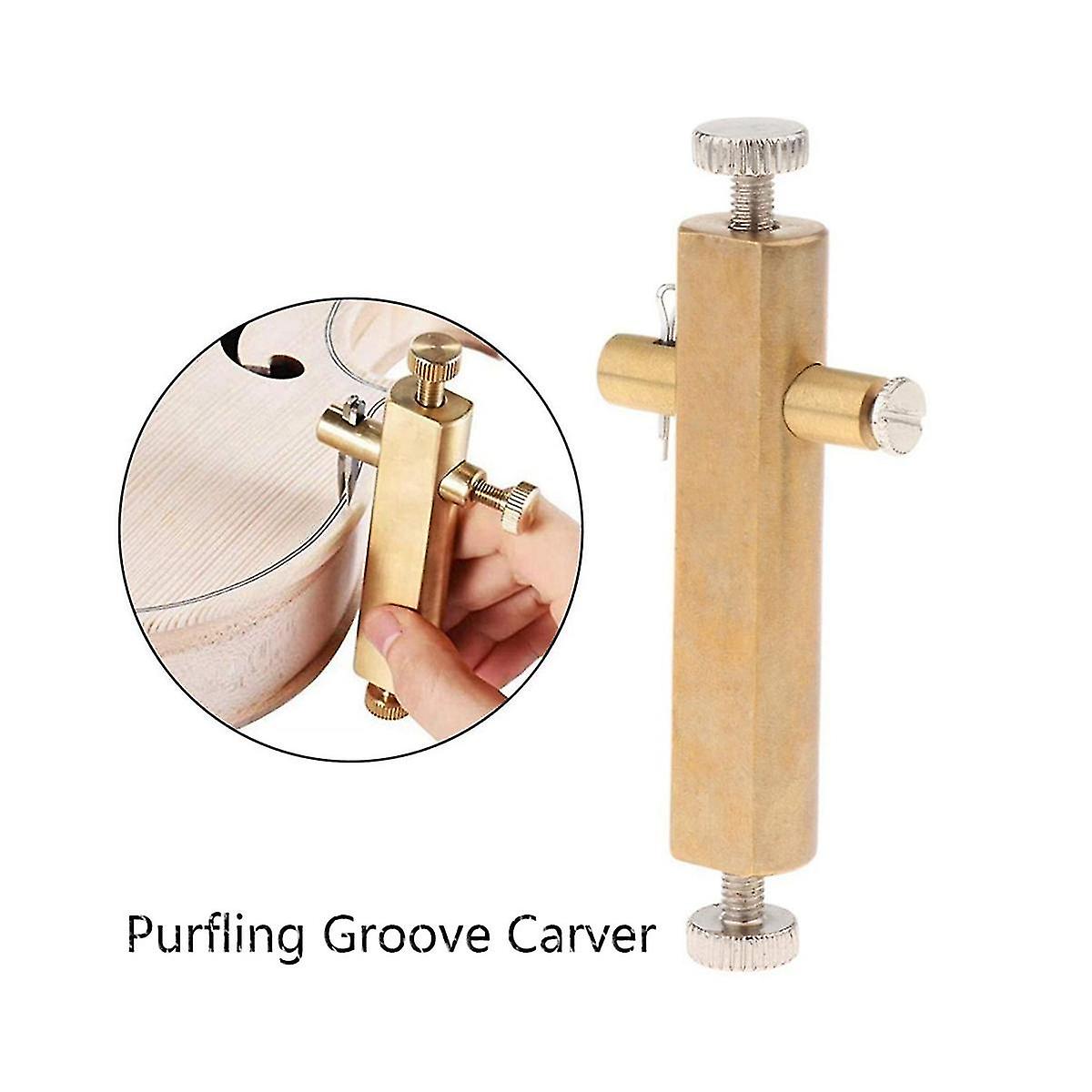 New Violin Making Tools Brass Purfling Inlay Inlaid For Groove Maker ...