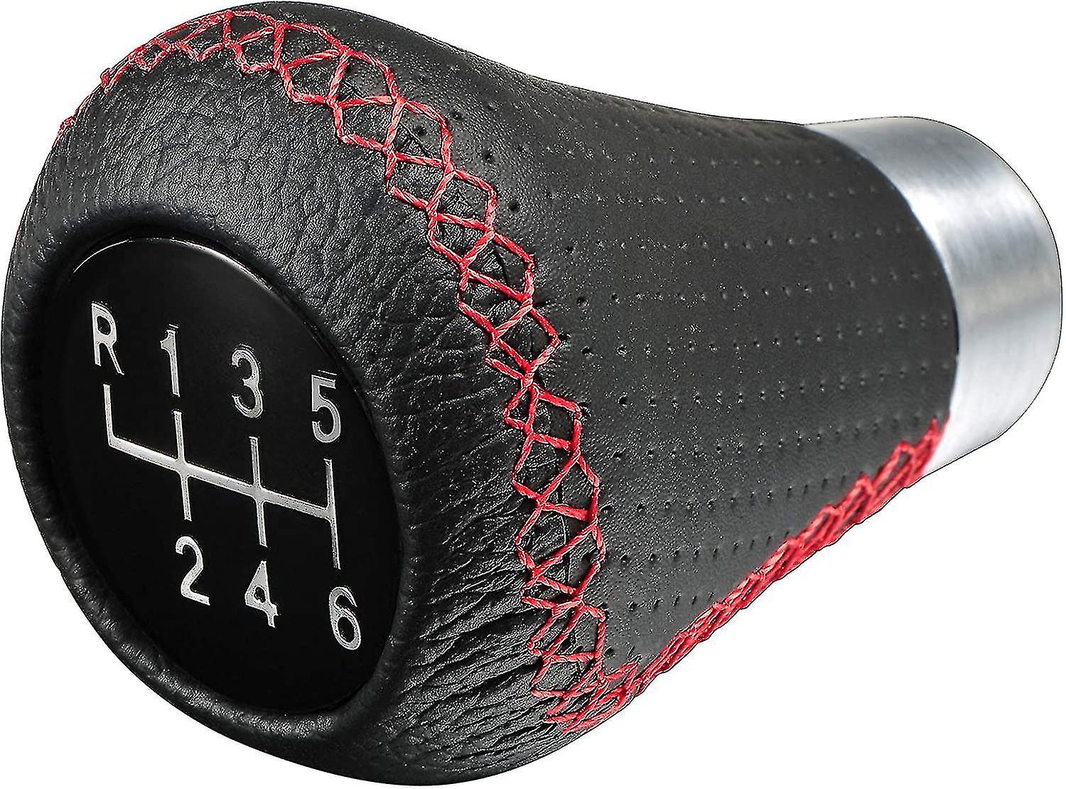 Universal Gear Shift Knob 6 Speed Manual Leather, Car Tuning Parts ...