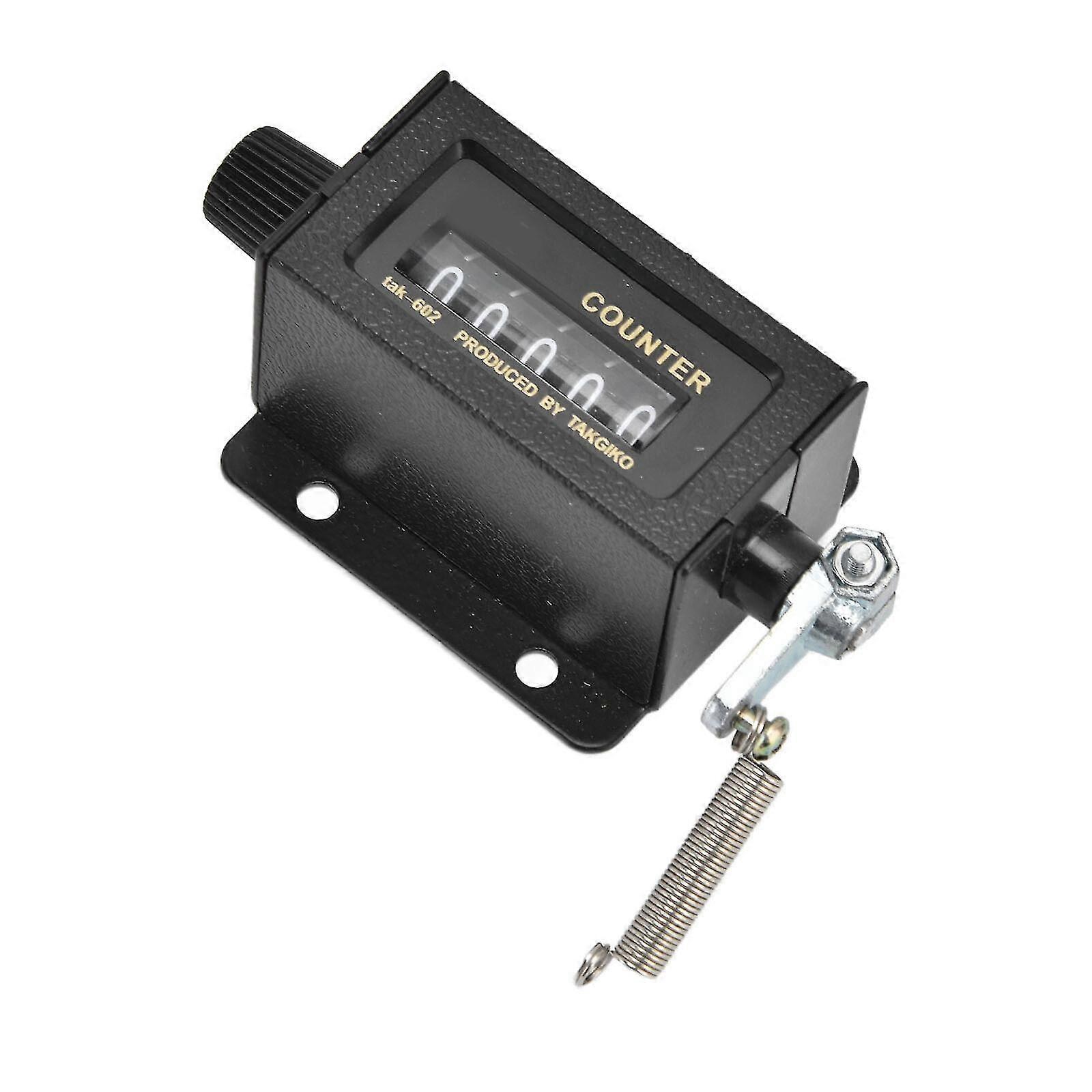 Mechanical Counter, 5 Digit Counter 0-99999 Manual Mechanical Reset ...