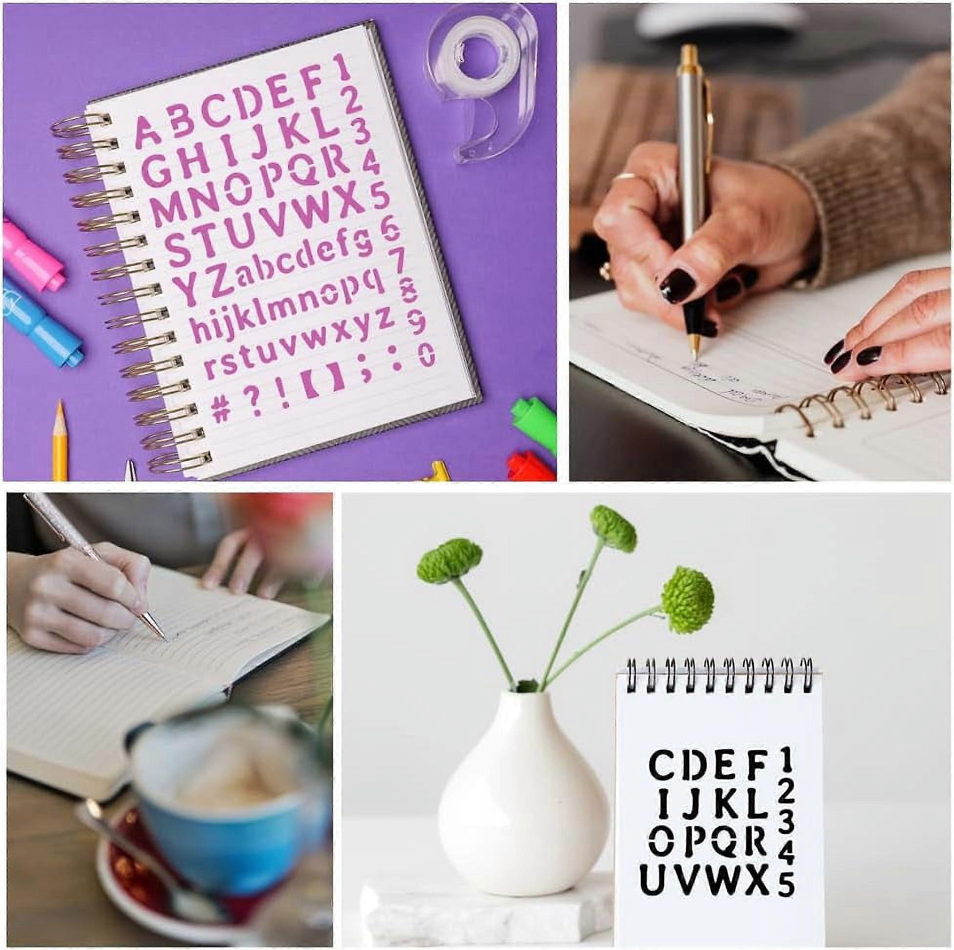 Metal Letter Stencil A to Z Alphabet & Number & Symbol Templates ...