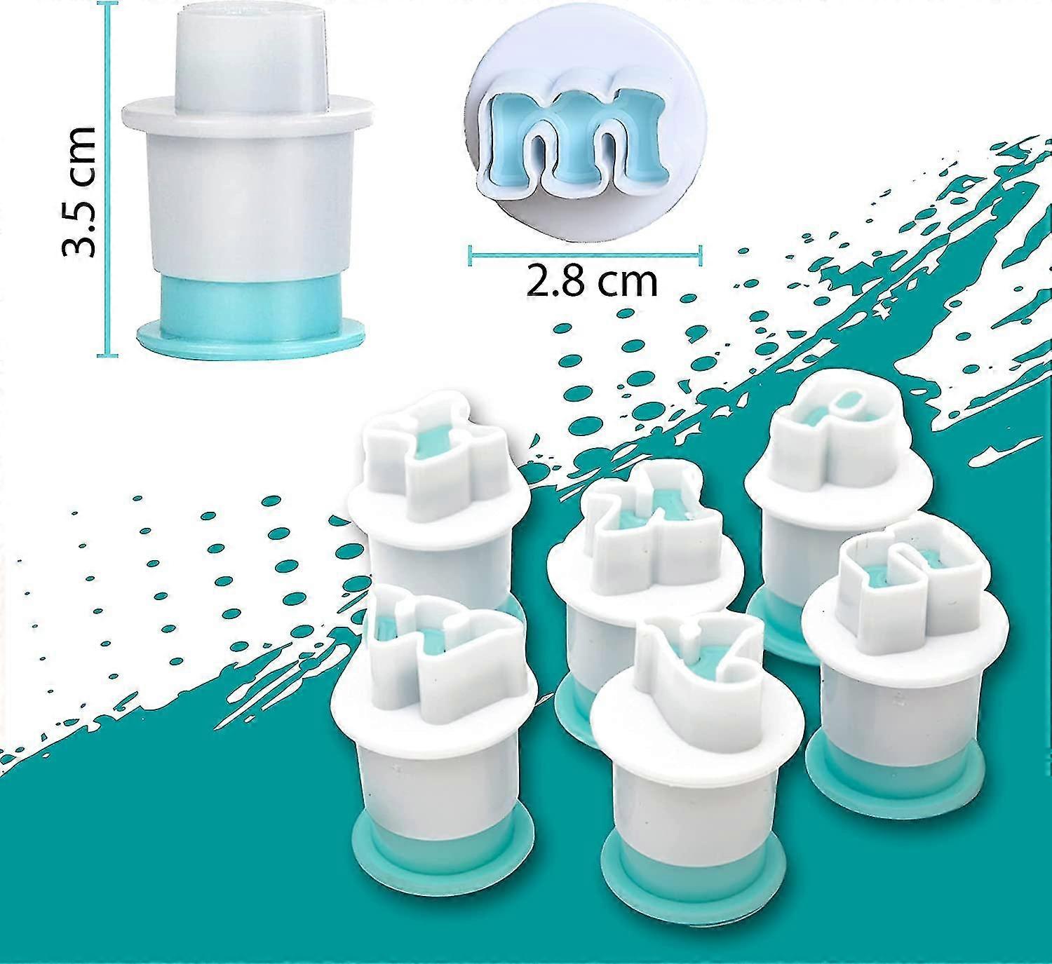 Pack Of 26 In Small Letters Fondant Letter Cutters And Icing Letter ...