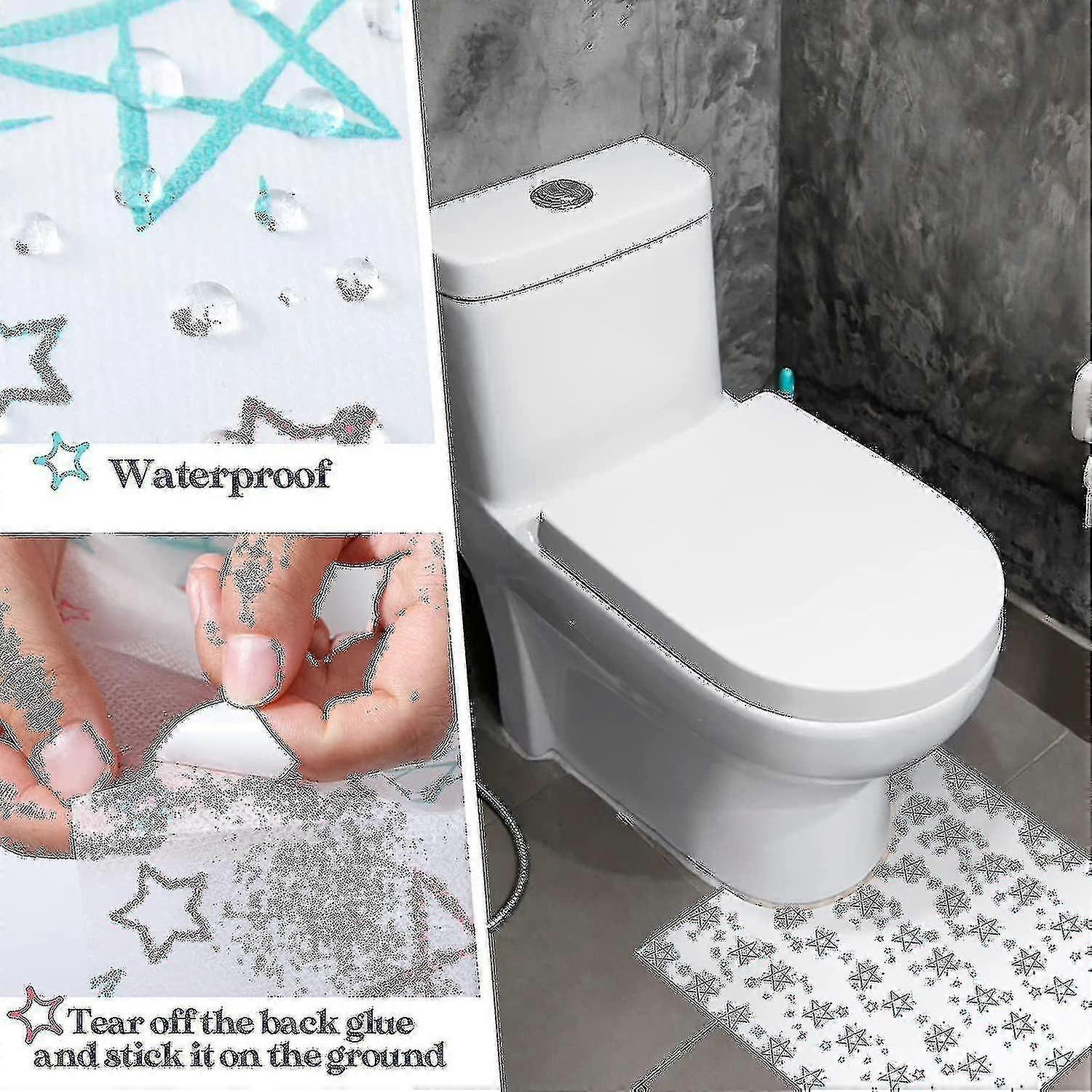 50 Pcs Disposable Toilet Commode Mat Deodorizing Toilet Mats Waterproof ...