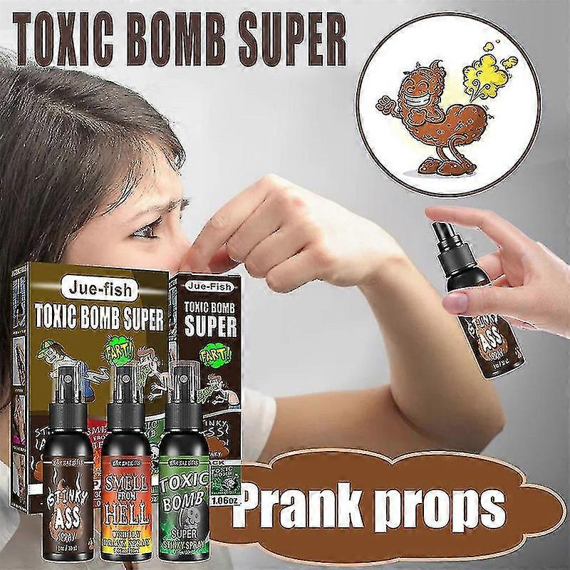 Extra Strong Stink 30ml Fart Spray - Hilarious Funny Pranks Gag ...