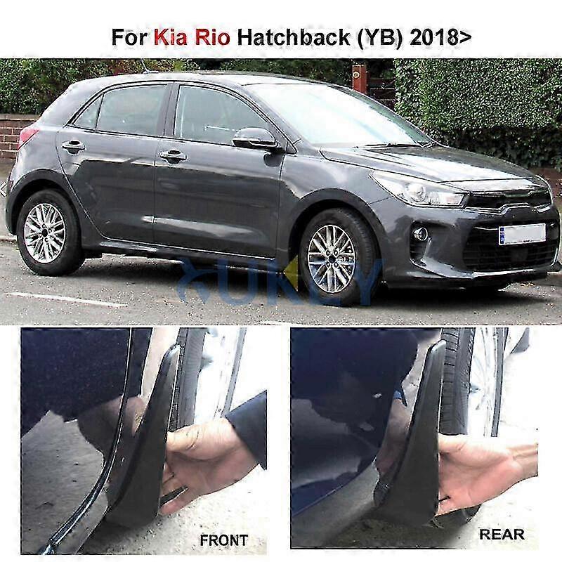 Set For KIA Rio Hatch 5dr Pegas Soluto 17-21 Mud Flaps Splash Guards ...
