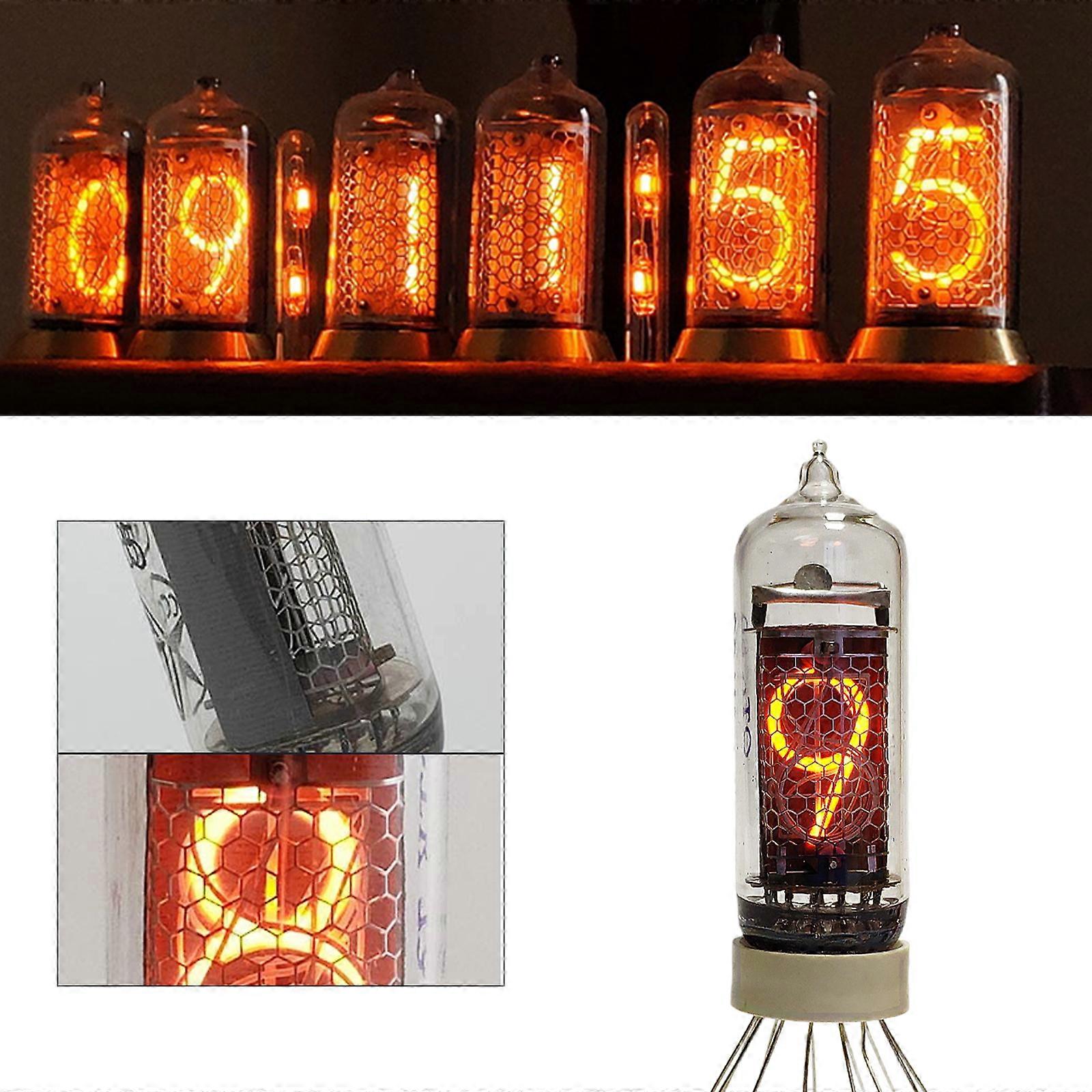 IN-14 Nixie Tube Clock Kit - Retro Desktop Thermometer & Clock with ...