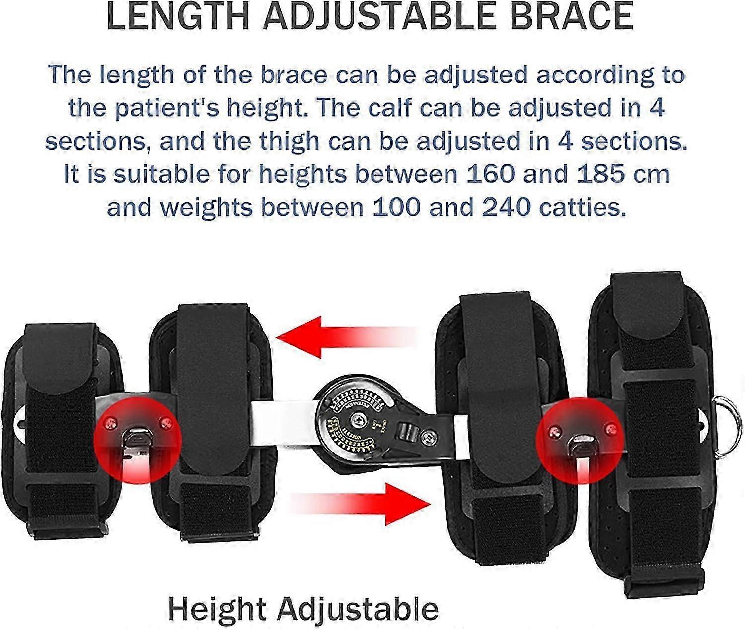 Medial Unloader Knee Brace, Adjustable Length, Osteoarthritis Knee ...