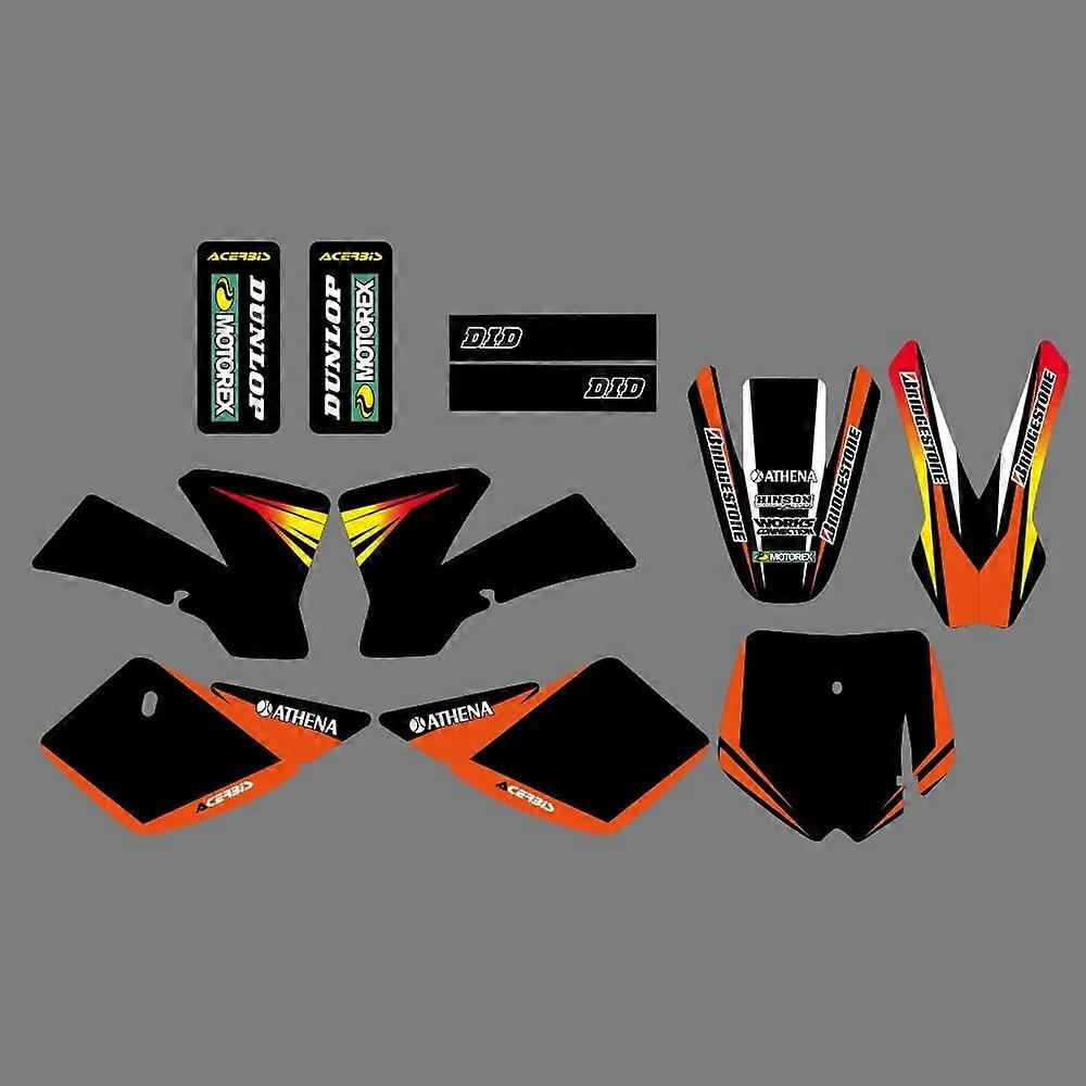 NEW Team Graphics Decals Sticker Background For KTM SX50 SX 50CC 50 ...