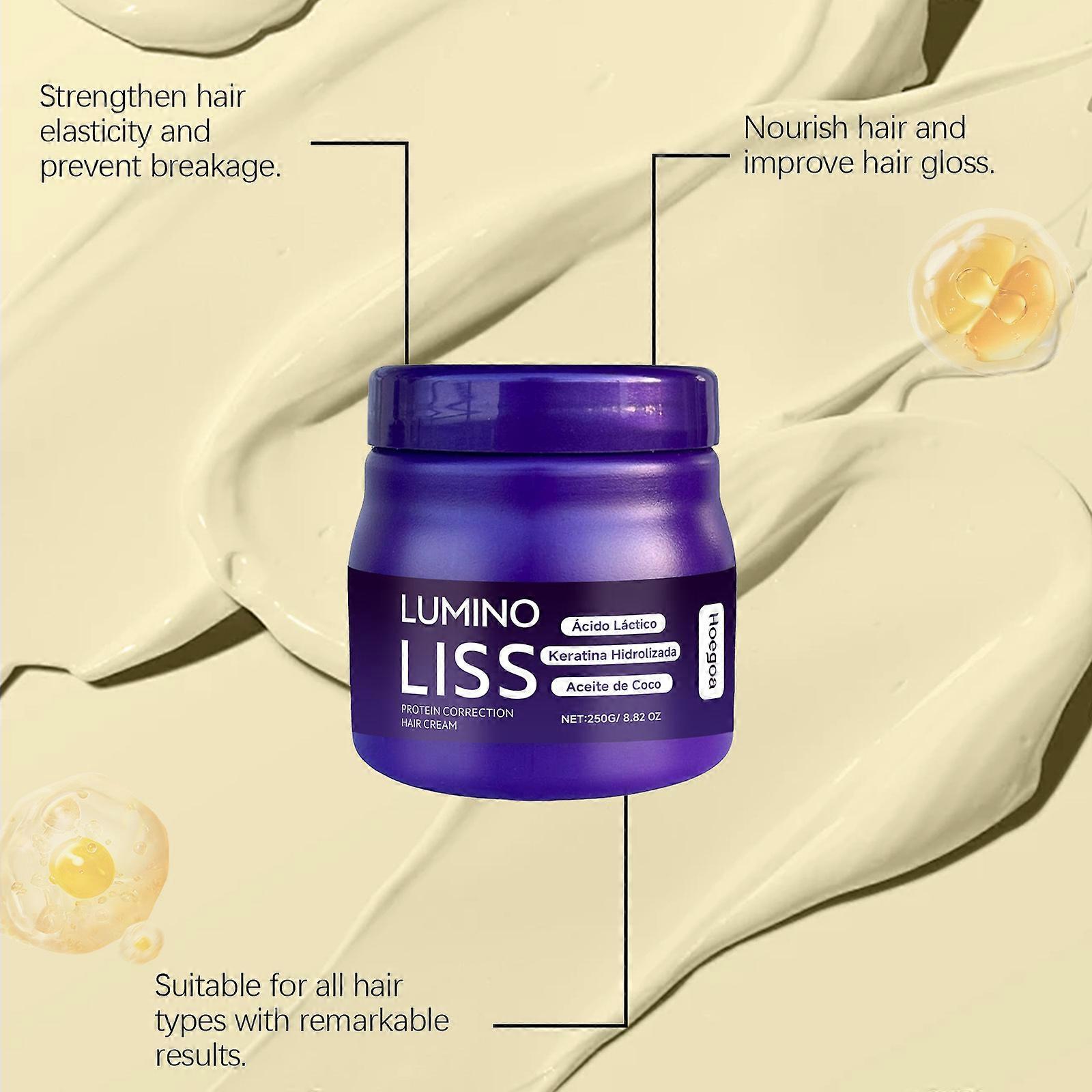 Keratin Straightening Hair Cream, Keratin Moisturizing Hair Mask, Nourishes and Strengthen Hair ...