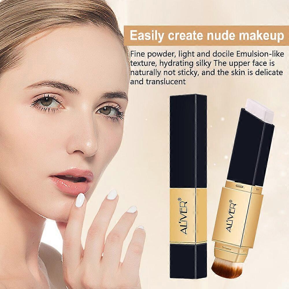 2-in-1 Double-headed Facial Foundation Stick Brightening Moisturizing ...