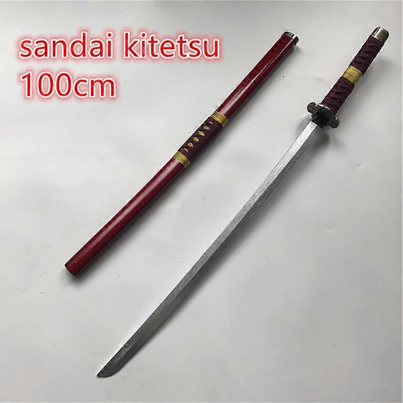 100cm Anime Cosplay Yama Sword Weapon Armed Katana Espada Wood Ninja ...
