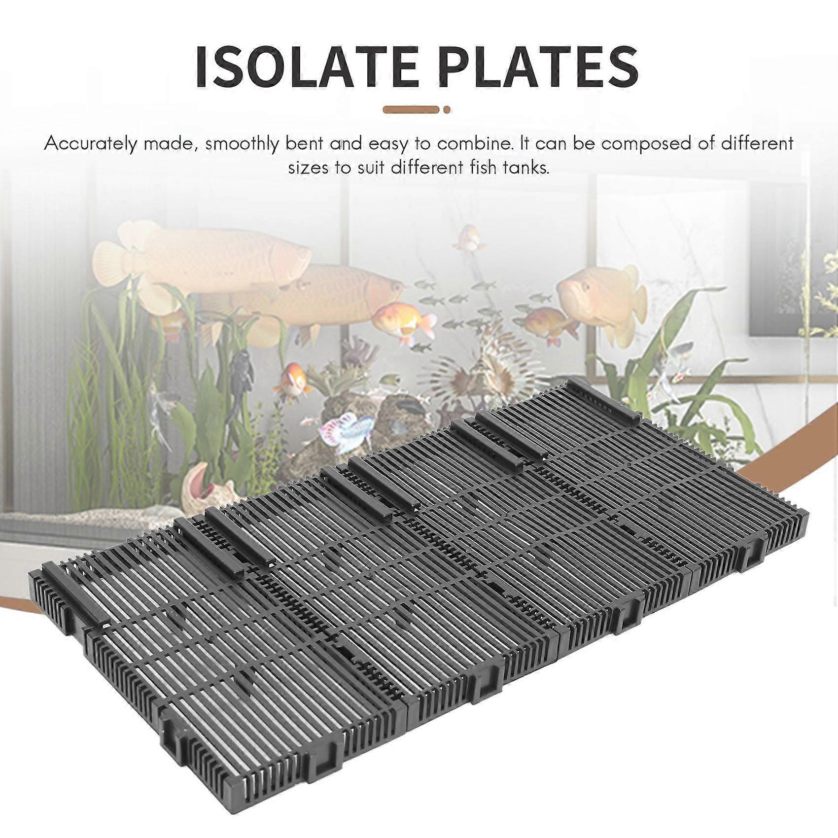 20 Pcs Black Plastic Aquarium Undergravel Filter + Air Line Hose + Tube ...