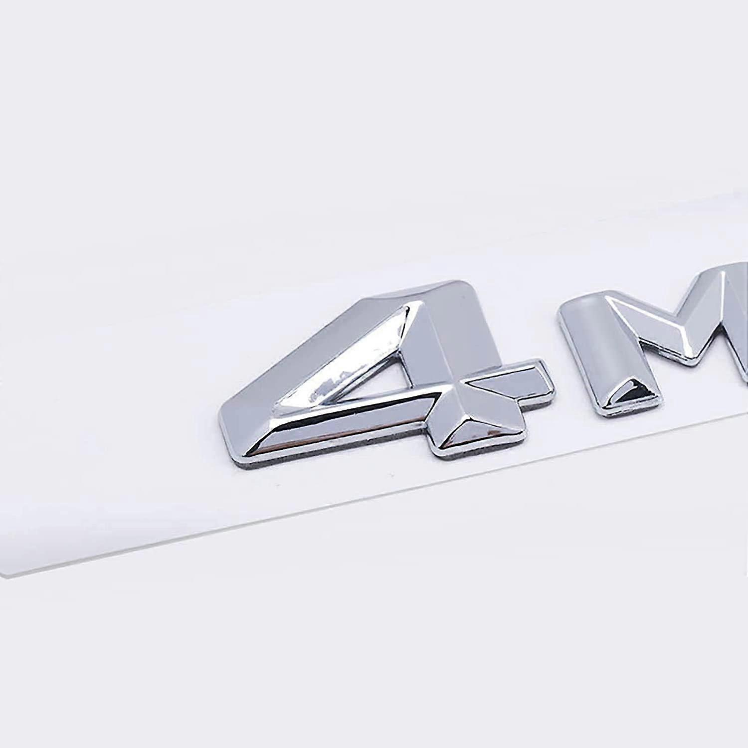 1pcs 3D Car 4MATIC Logo ABS Letter Emblem Decal for Car Side Fender ...
