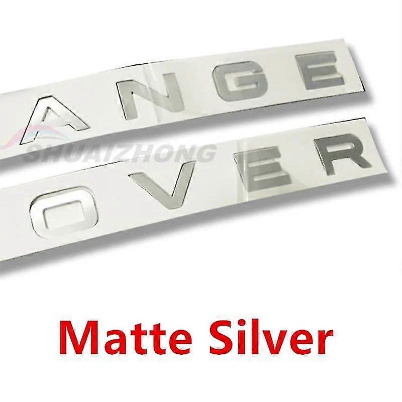 3D ABS Car Front Hood Rear Trunk Emblem Labeling Decal Range Rover ...
