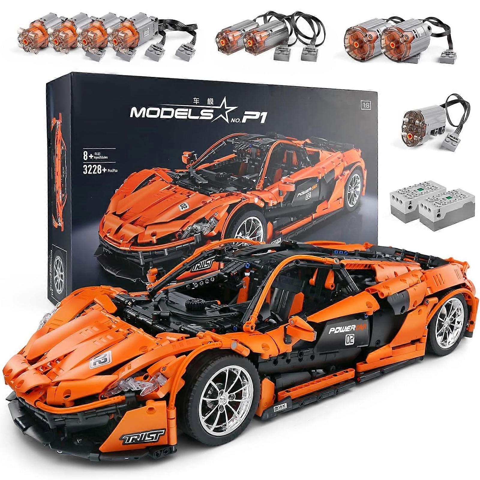 Mould King Technic McLaren P1, Race Car Model Building Kit, 1:8 Scale ...