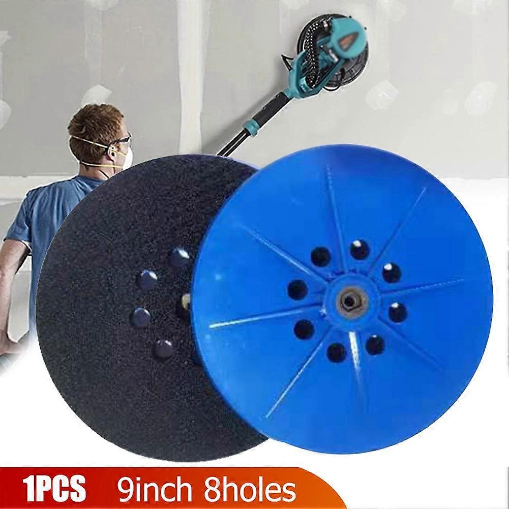 9 Inch 215mm 8 Holes Drywall Sander Hook And Loop Backup Pad With 6mm ...