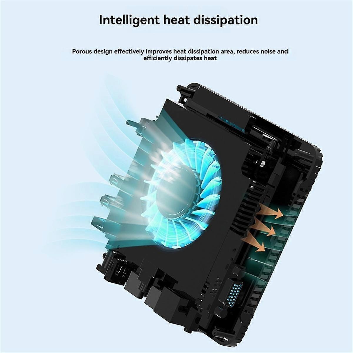 Mini PC 8GB DDR4 256G SSD Mini Desktop Computers Support HD 4K Triple ...