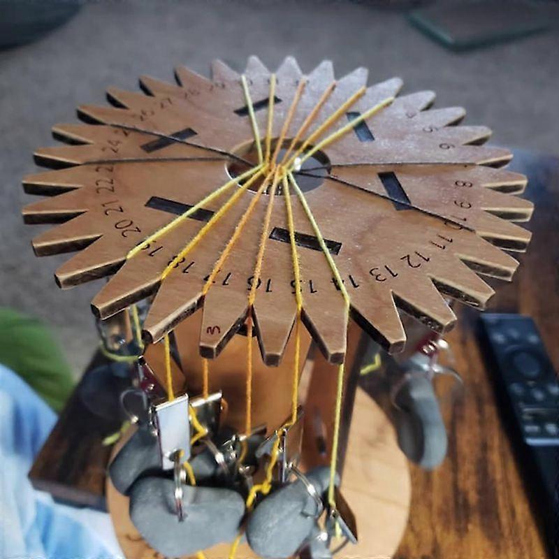 DIY Bracelet Woven Kumihimo Marudai Loom Kit Stand Braiding Table Slot ...