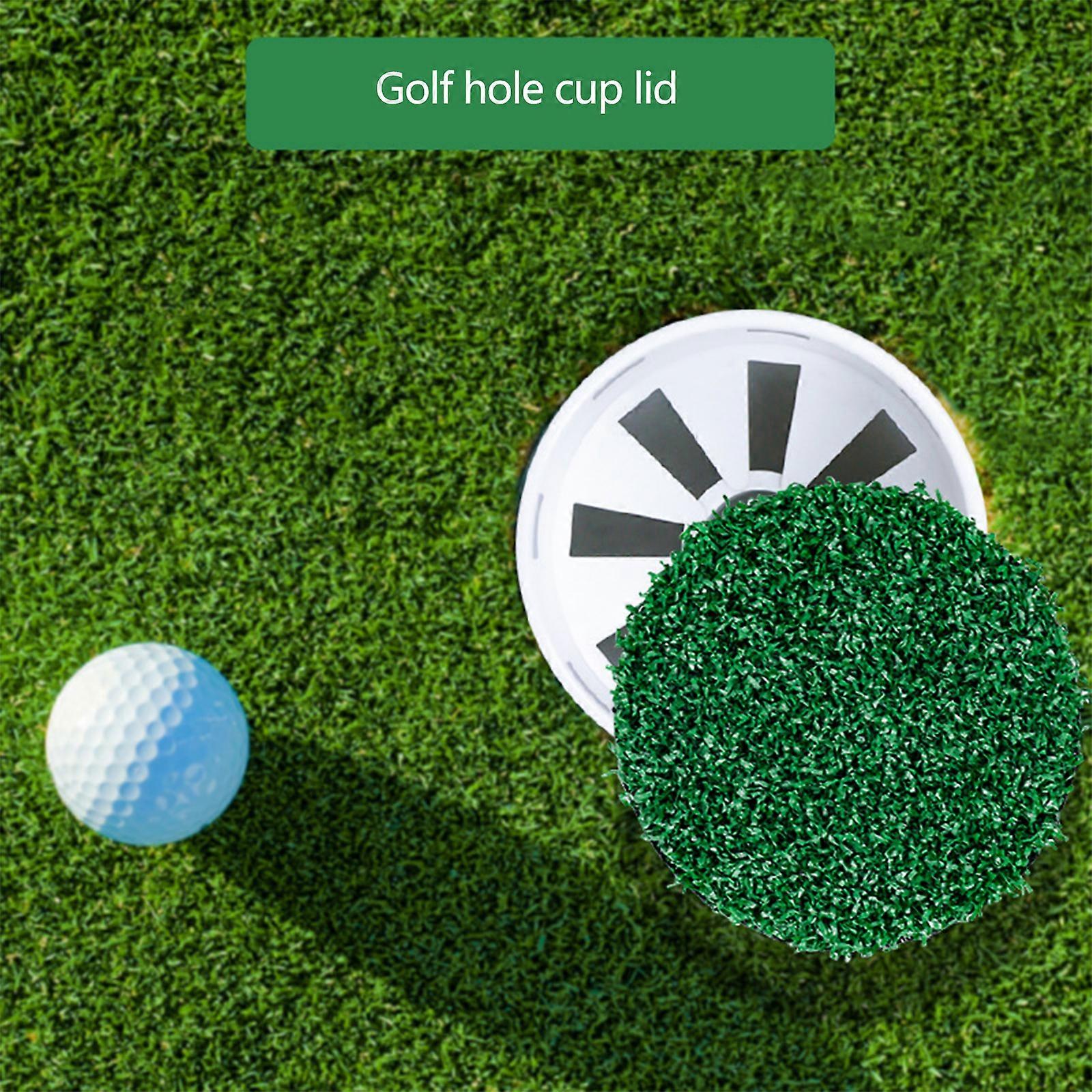 1/2pcs Waterproofs Golf Hole Putting Green Cup Covers Simulated Lawn ...