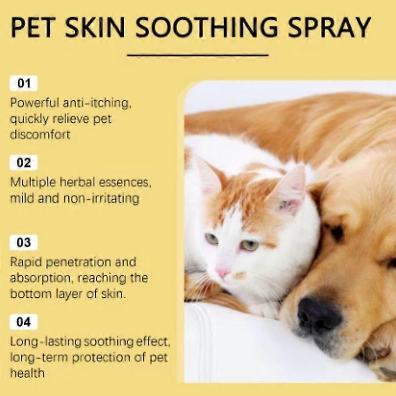 Pet Skin Spray Dog & Cat Skin Care Spray, Soothing Spray Cleansing ...