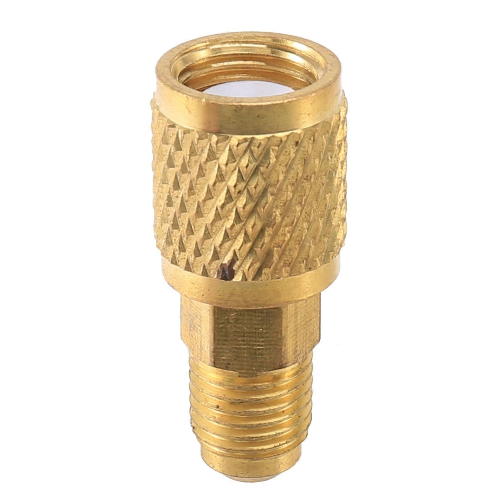 R410A Adapter 5/16inch Sae Female Quick Couplers To 1/4inch Sae Male ...