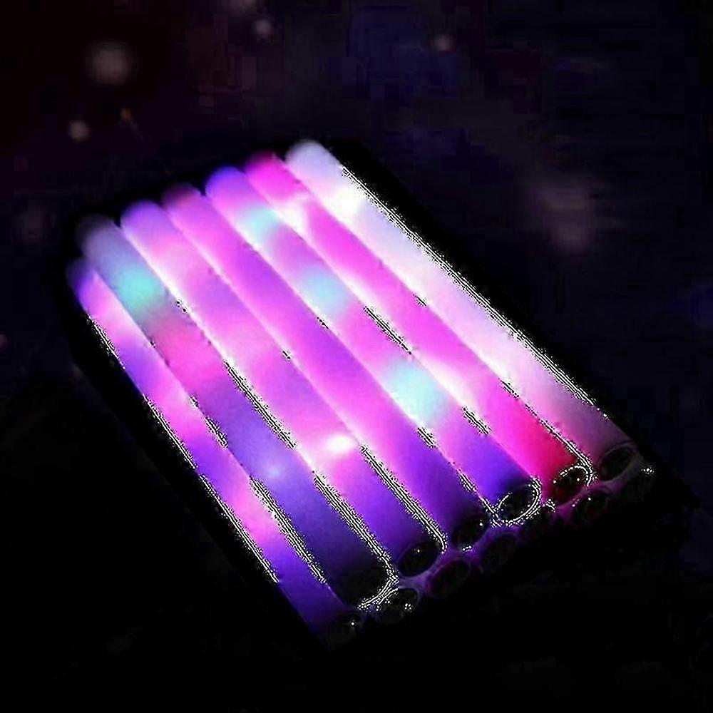 60-Pack RGB LED Glow Foam Sticks for Parties and Events | Fruugo UK