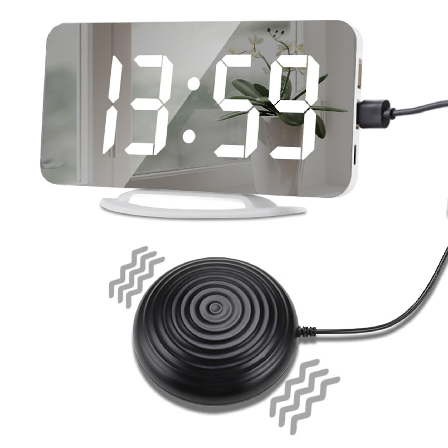 Loud Vibrating Alarm Clock For Heavy Sleepers Adults Deaf, Digital ...