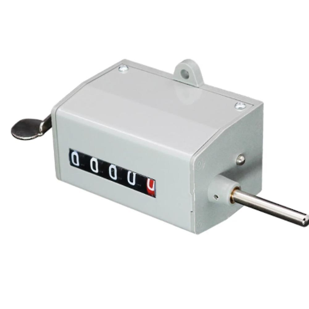 5 Digits Counter Mechanical Rotating Speed Meter 75-ii Totalizing Pull ...