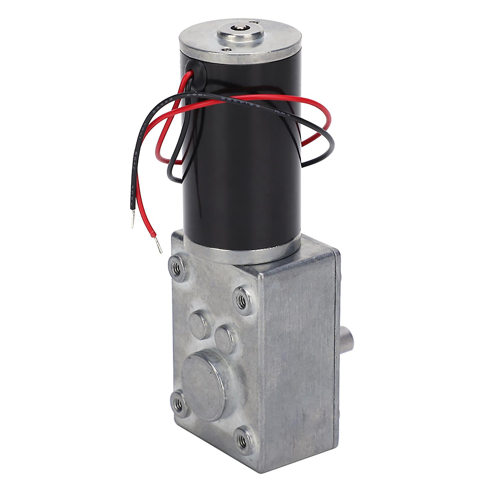 Worm Gear Speed Reducer Gear Motor with Permanent Magnet Brush DC ...