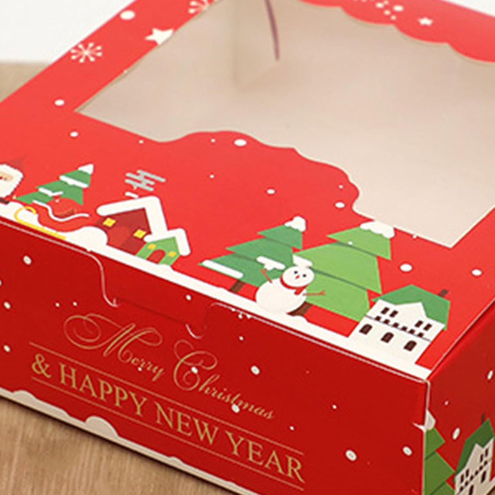 Pastry Wrapping Paper Box Convenient To Use With Buckle Design Suitable ...