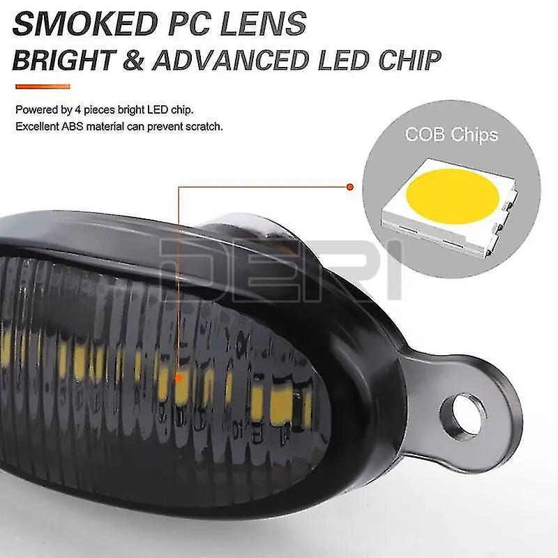 Car Front Grille Grill Led Light Smoke Raptor Style White Car Front ...