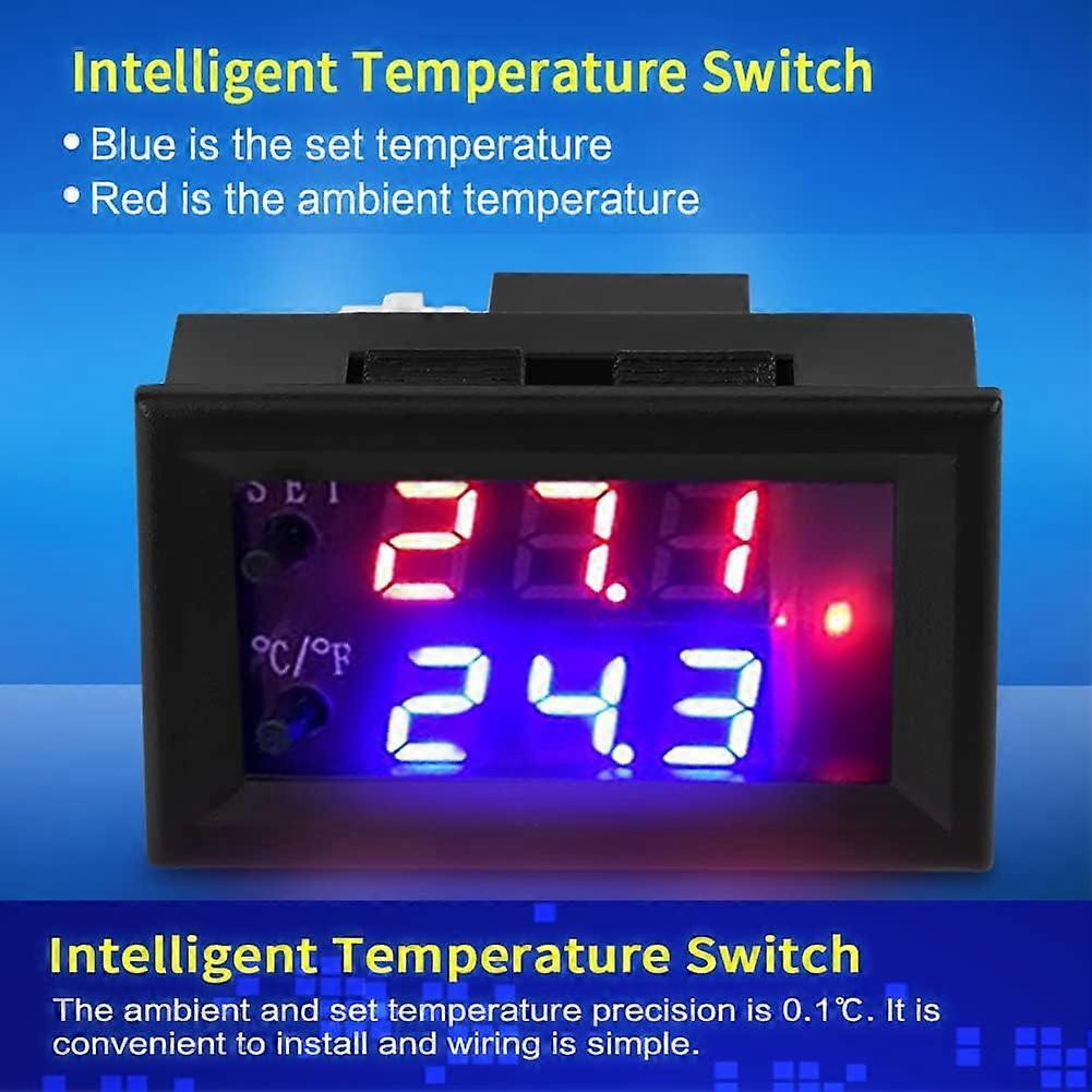 DC 12V Digital Thermostat Digital All Purpose Temperature Controller ...