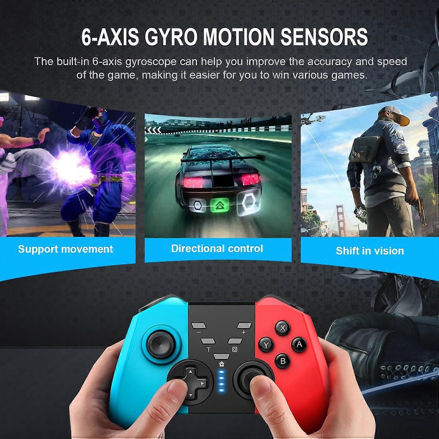 Wireless Switch Controller for Nintendo Switch/Switch Lite/Switch OLED ...