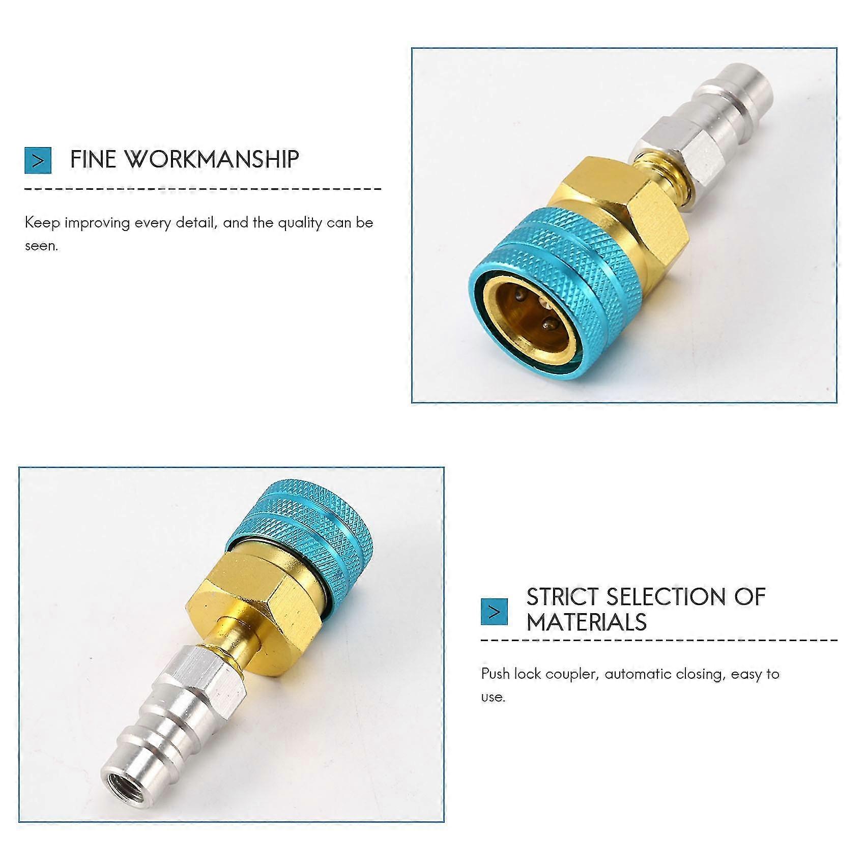 R1234Yf To R134A Low Side Quick Coupler, R12 To R134A Hose Adapter ...
