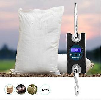 Electric Crane Hanging Industrial Weight Scale with LCD 200kg 440.9lb ...