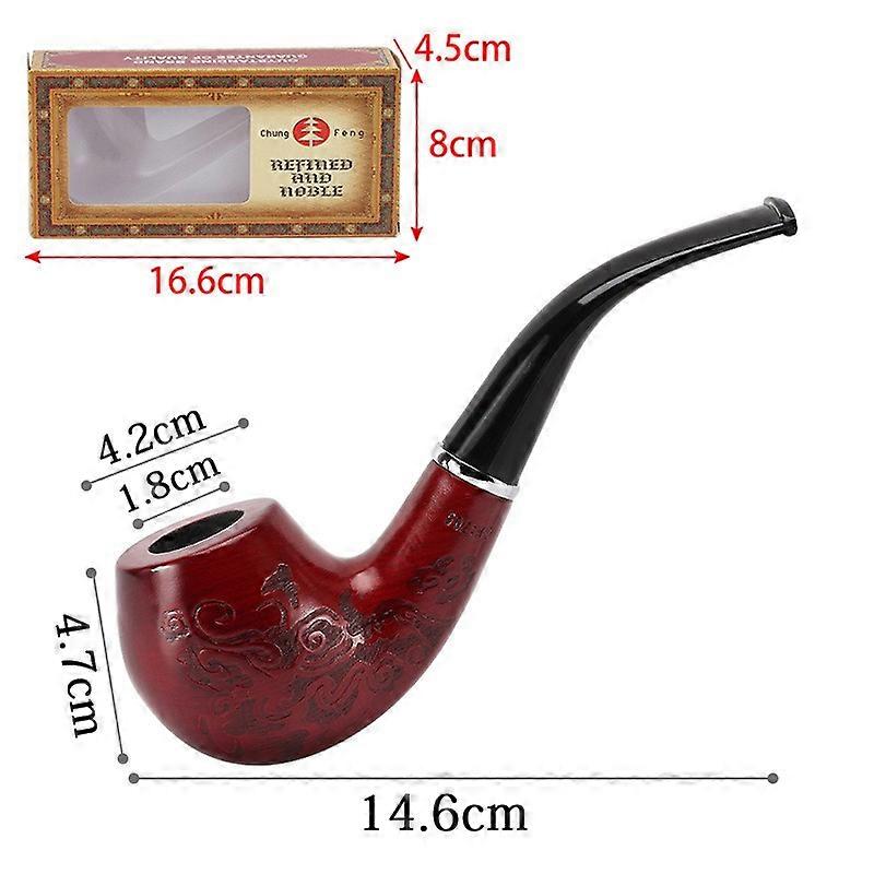 Wooden Detachable Smoking Pipe Gift, Smoking Wooden Pipe Tobacco ...