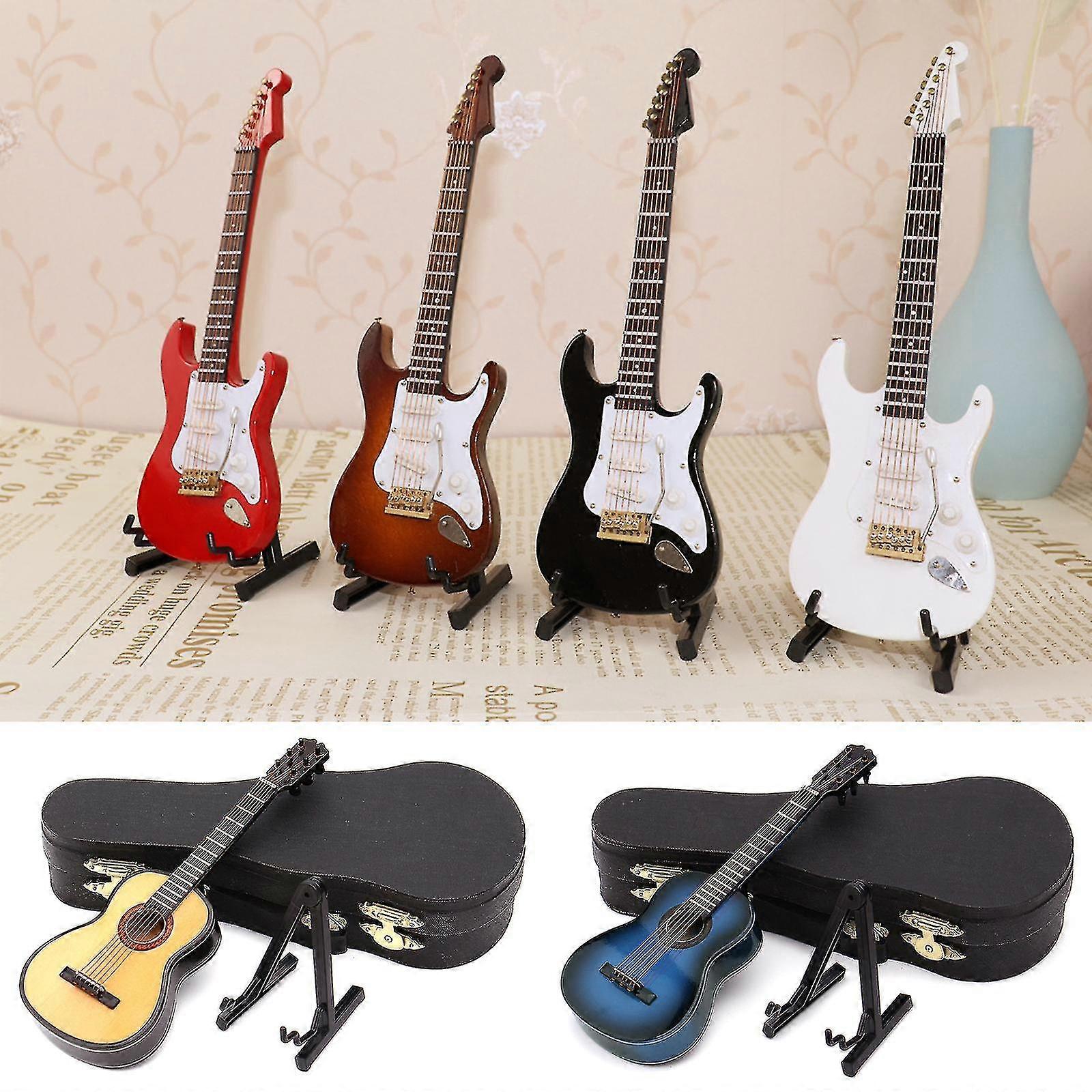 Ornamental Miniature Replica Guitars Mini Classical Guitar/electric ...