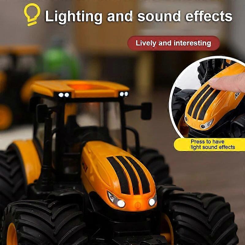 Toy Car Farm Tractor Trailer 1/24 Engineering Construction Truck ...