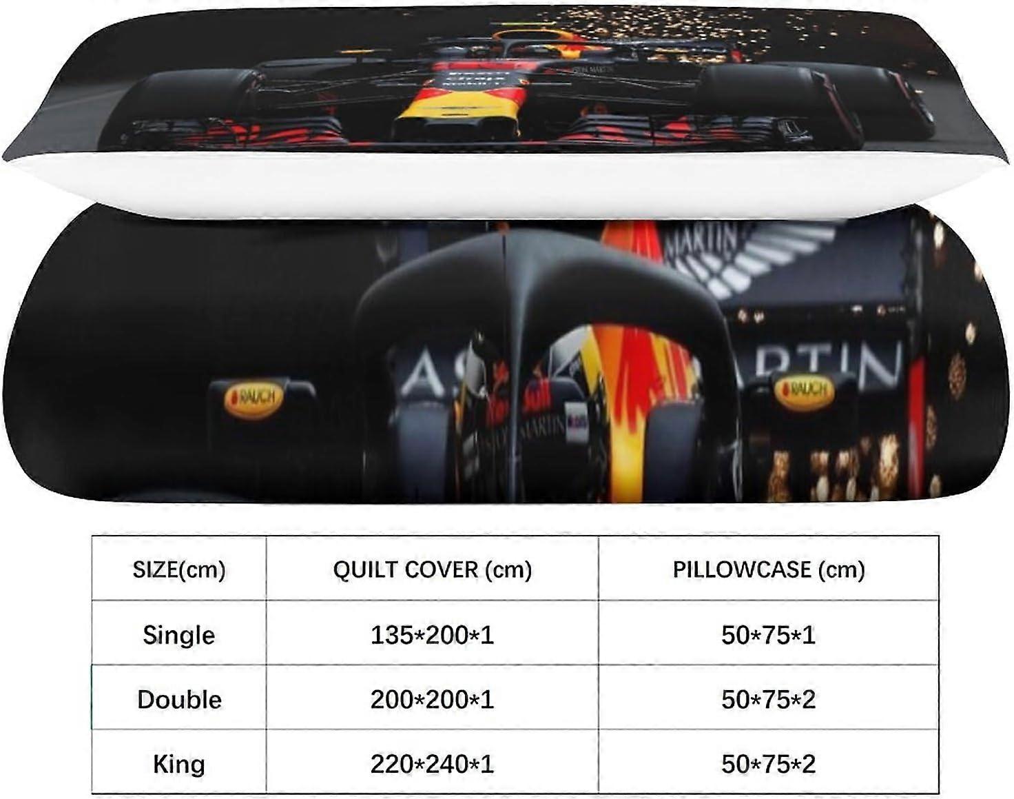 Formula 1 3D Duvet Cover Sets, F1 Bedding Set and Pillowcase for Single ...