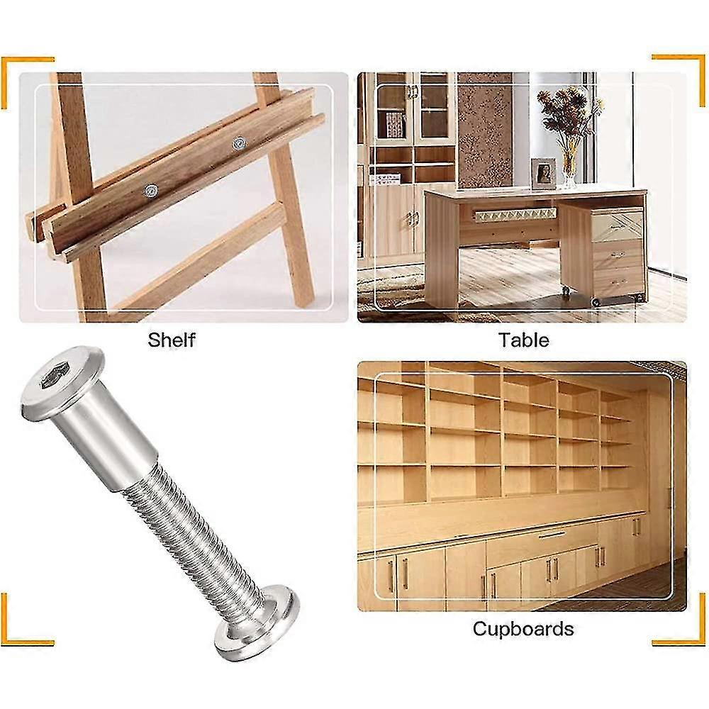 Furniture Connection Screws 6pcs Furniture Assembly Screws With M6 Bolt ...