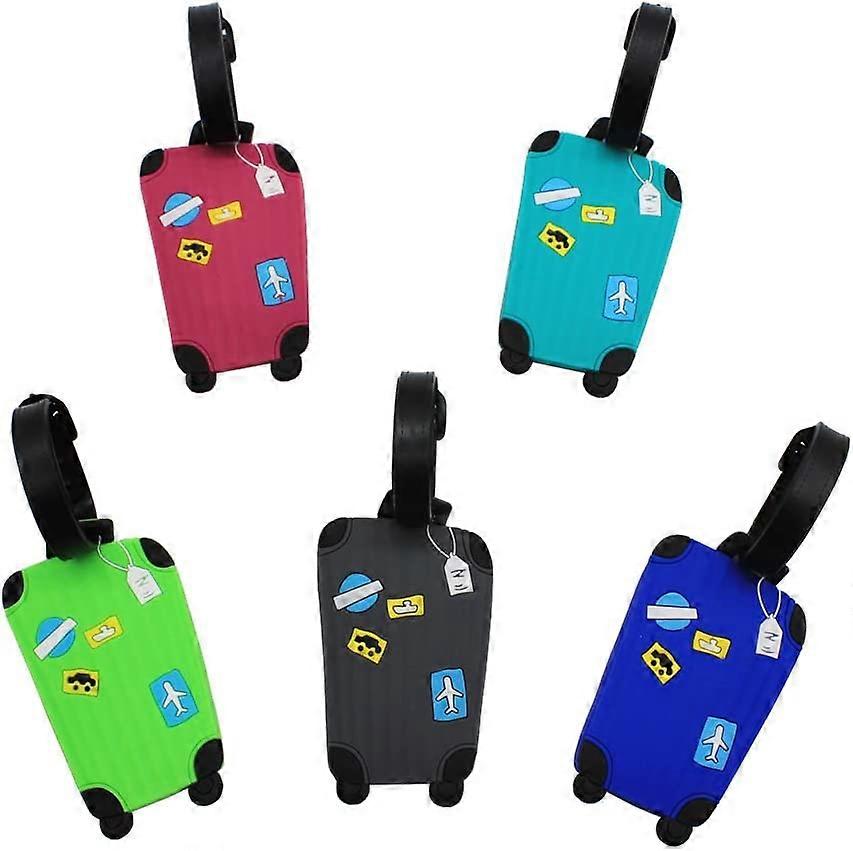 Heytea Cute Luggage Tags Unique Funny Bag Tags Cartoon Baggage Suitcase ...