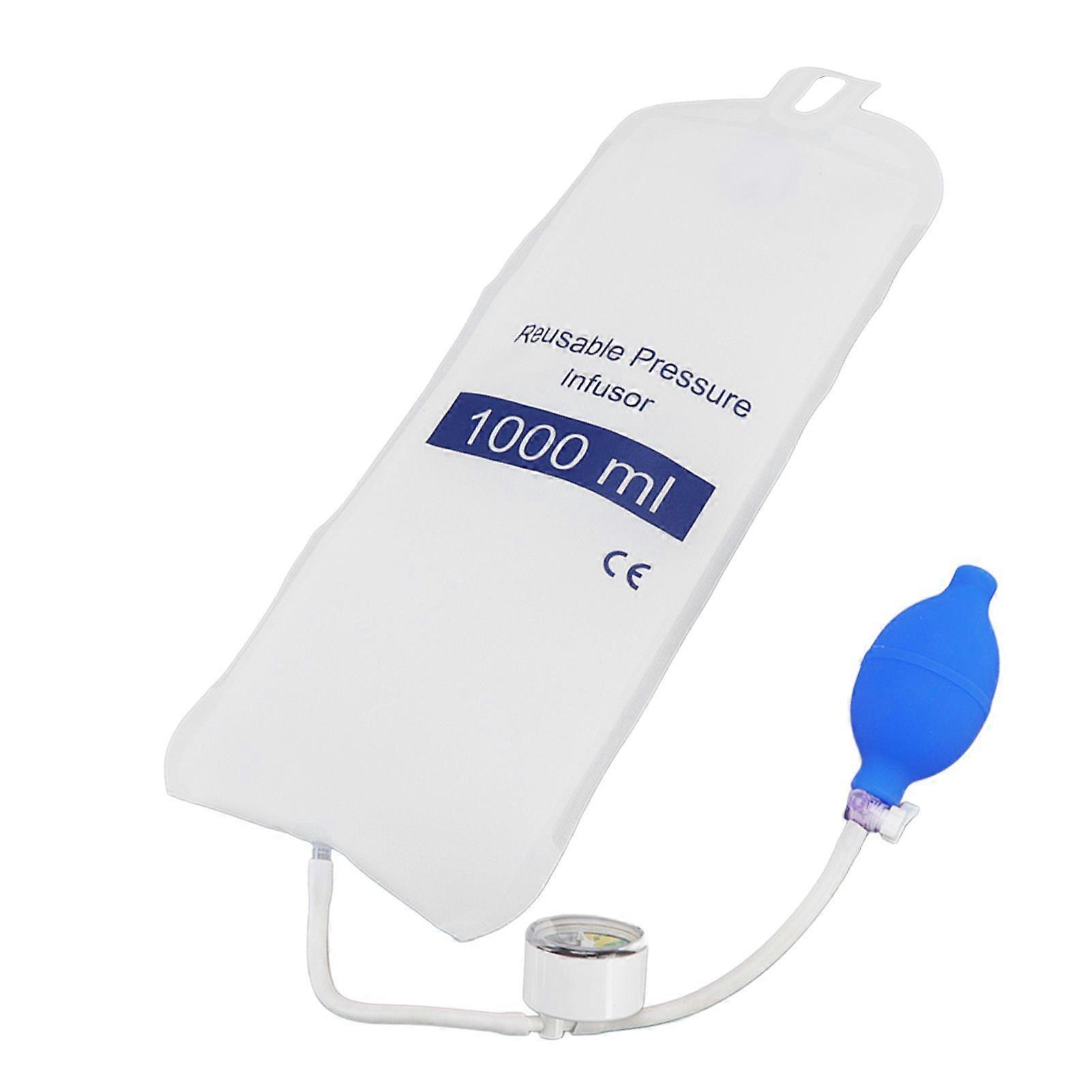 Pressure Infusion Bag with Pressure Gauge Strong Wear Resistance Air Tightness Fluid Quick ...