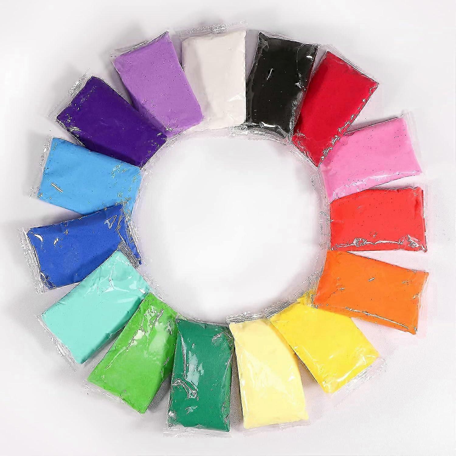 Air Dry Clay, 24 Colors Modeling Clay Kit with 3 Sculpting Tools, Magic ...