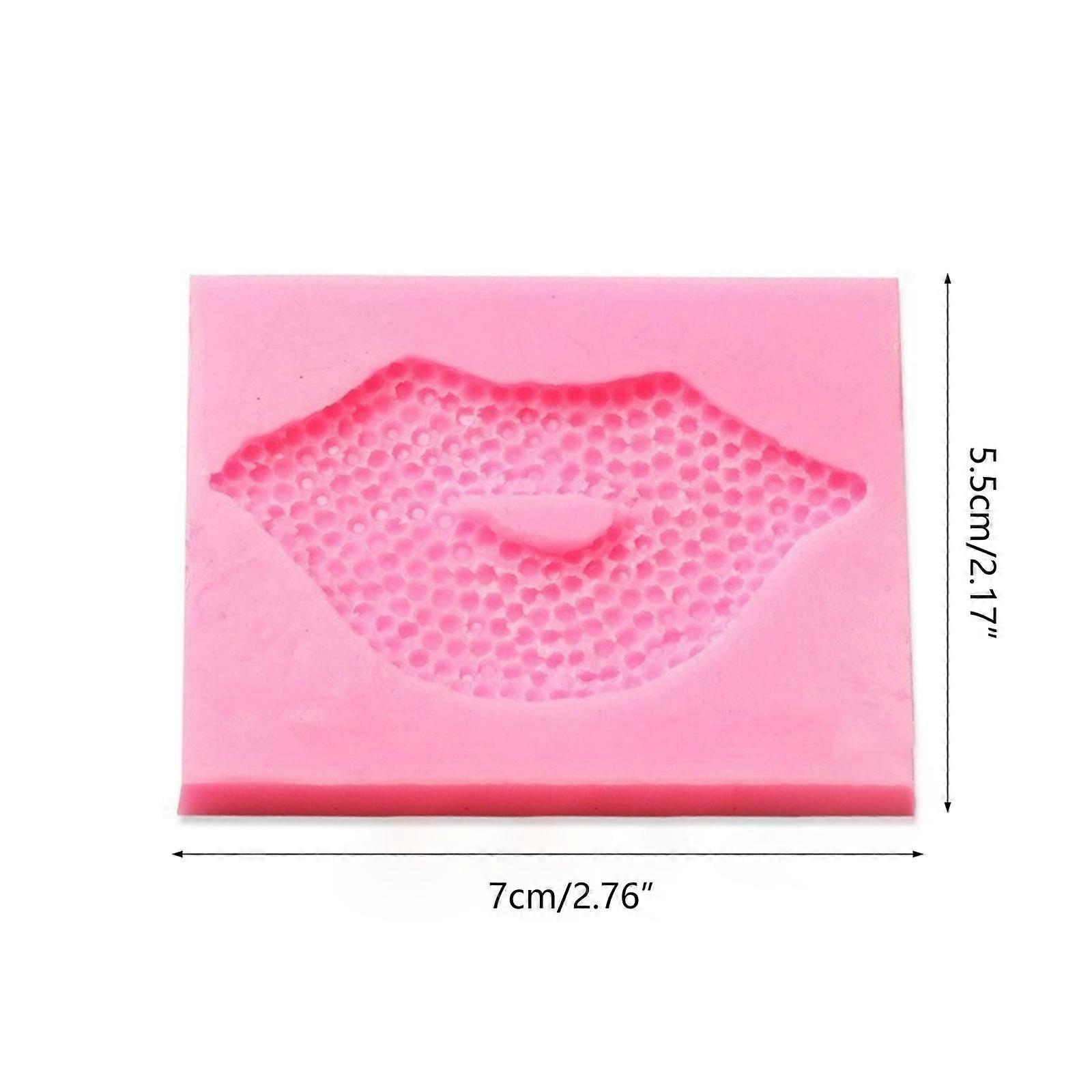Red Lip Shape Sugar Cake Mold Fondant Cake Food Grade Silicone Mould ...