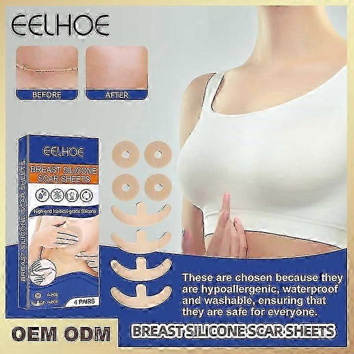 Silicone Scar Sheets Silicone Scar Sheets For Breast 8 Pack Breast ...