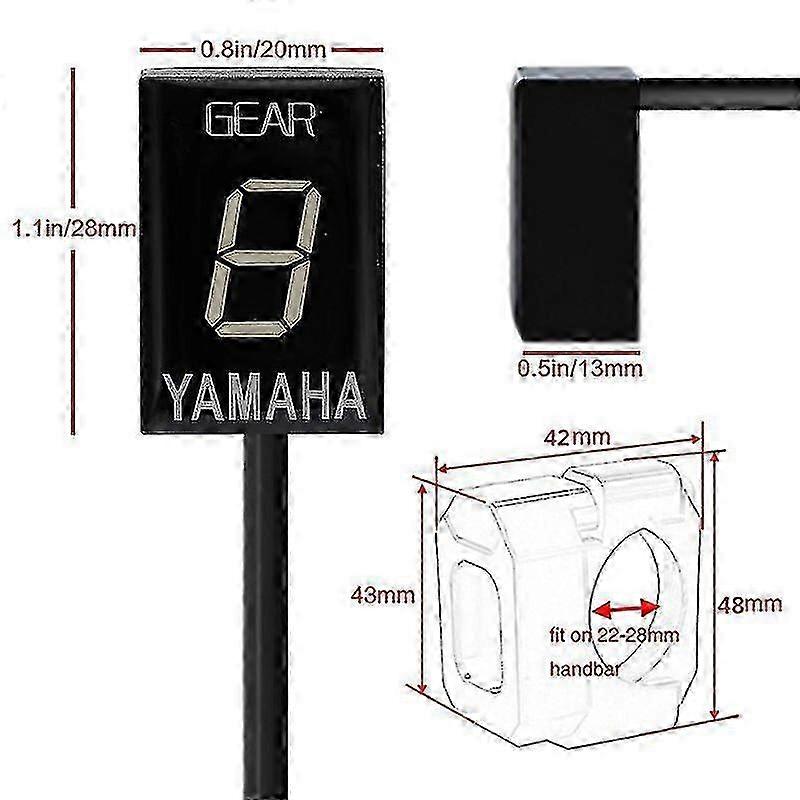 Gear Indicator For Motorcyc Yamaha R6 Xj6 Fz6 Fz8 R1 Fz400 Fzs Xjr400 ...