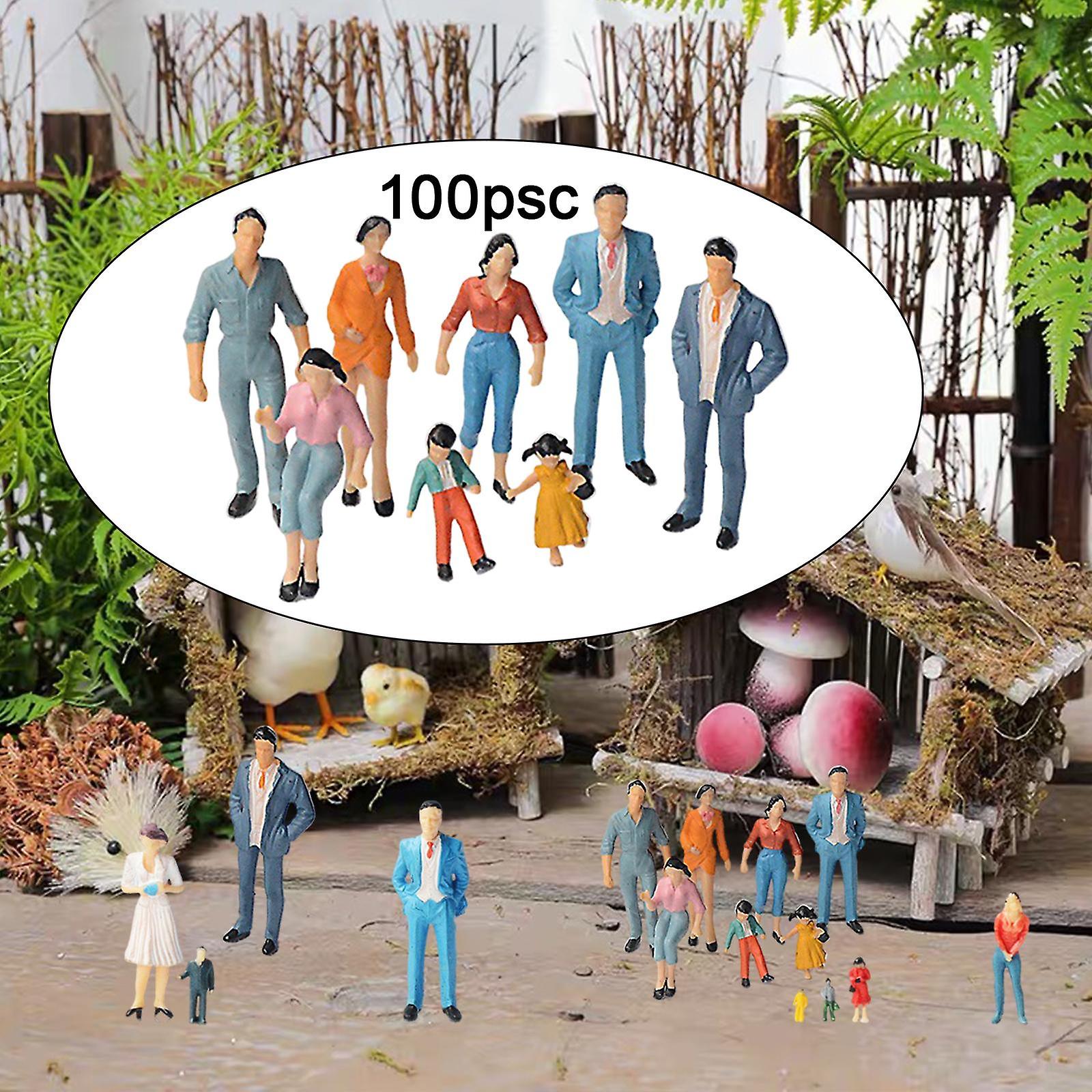 Pvc Painted Figures Scenes Tiny Assorted Poses Miniature Character ...