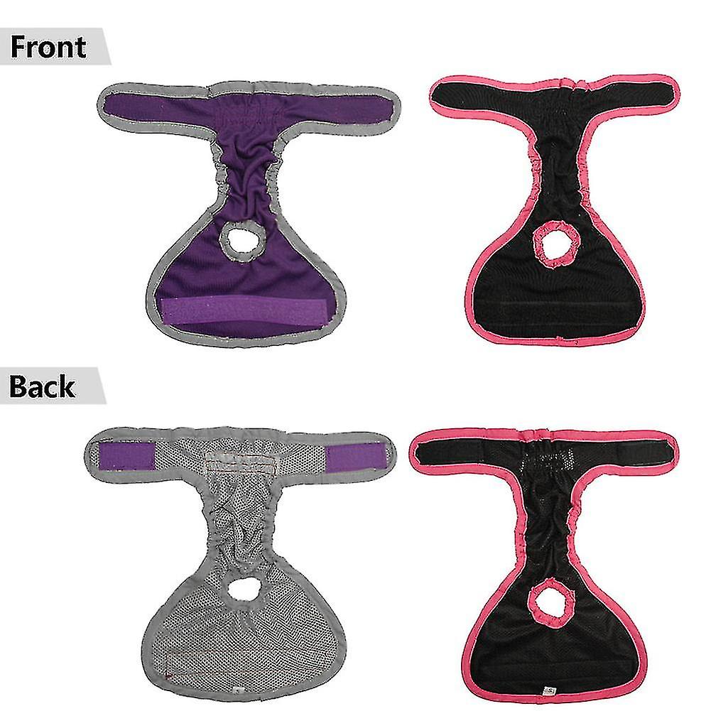 Washable Female Dog Diapers, Reusable Doggie Diaper Wraps For Female ...