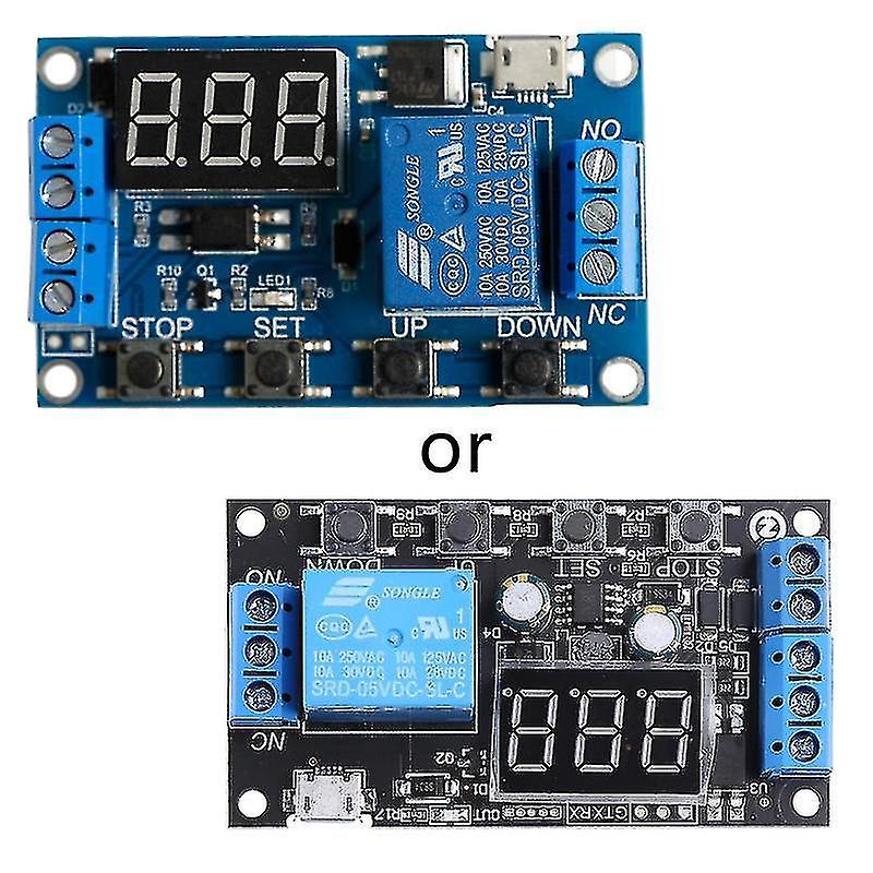 6-30v Relay Module Switch Trigger Time Delay Circuit Timer Cycle Adjustable | Fruugo UK